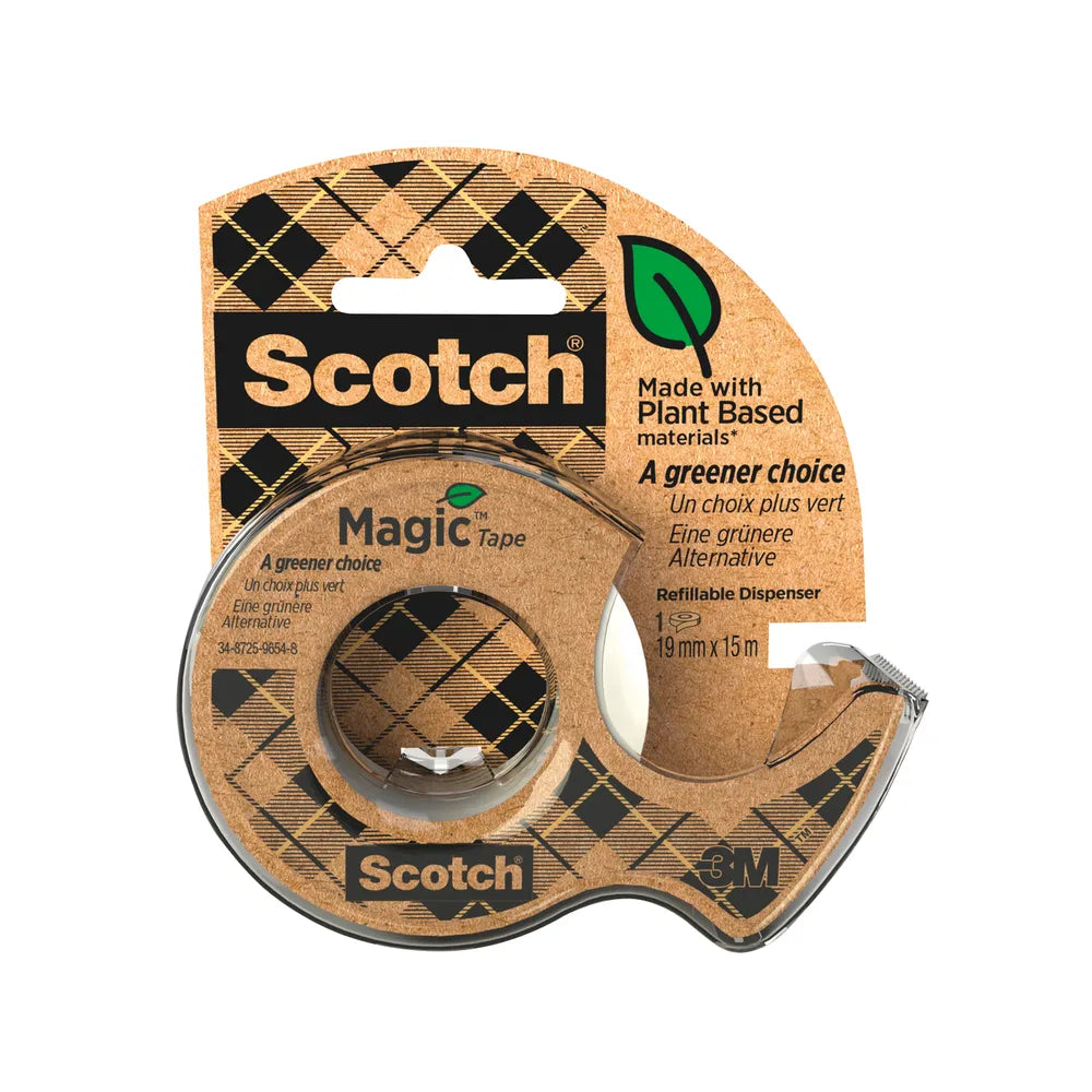 Scotch Magic Tape A Greener Choice 19mm x 15m Single Roll