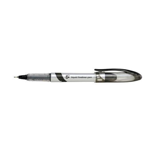 5 Star Elite Liquid Ink Fineliner Pens (Pkd 12)